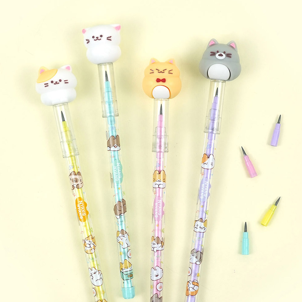 선물데이 : 냥냥이 카트리지 연필 - 24EA